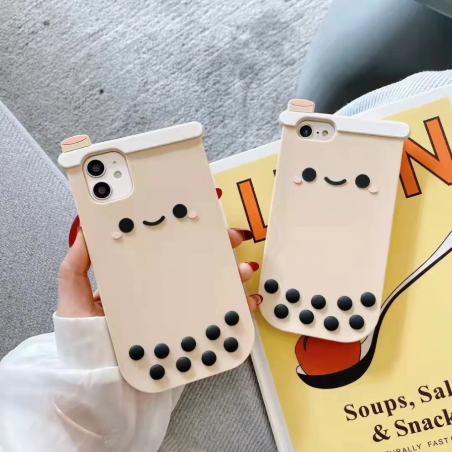 3D Bubble Tea Iphone Case – Global Plushie